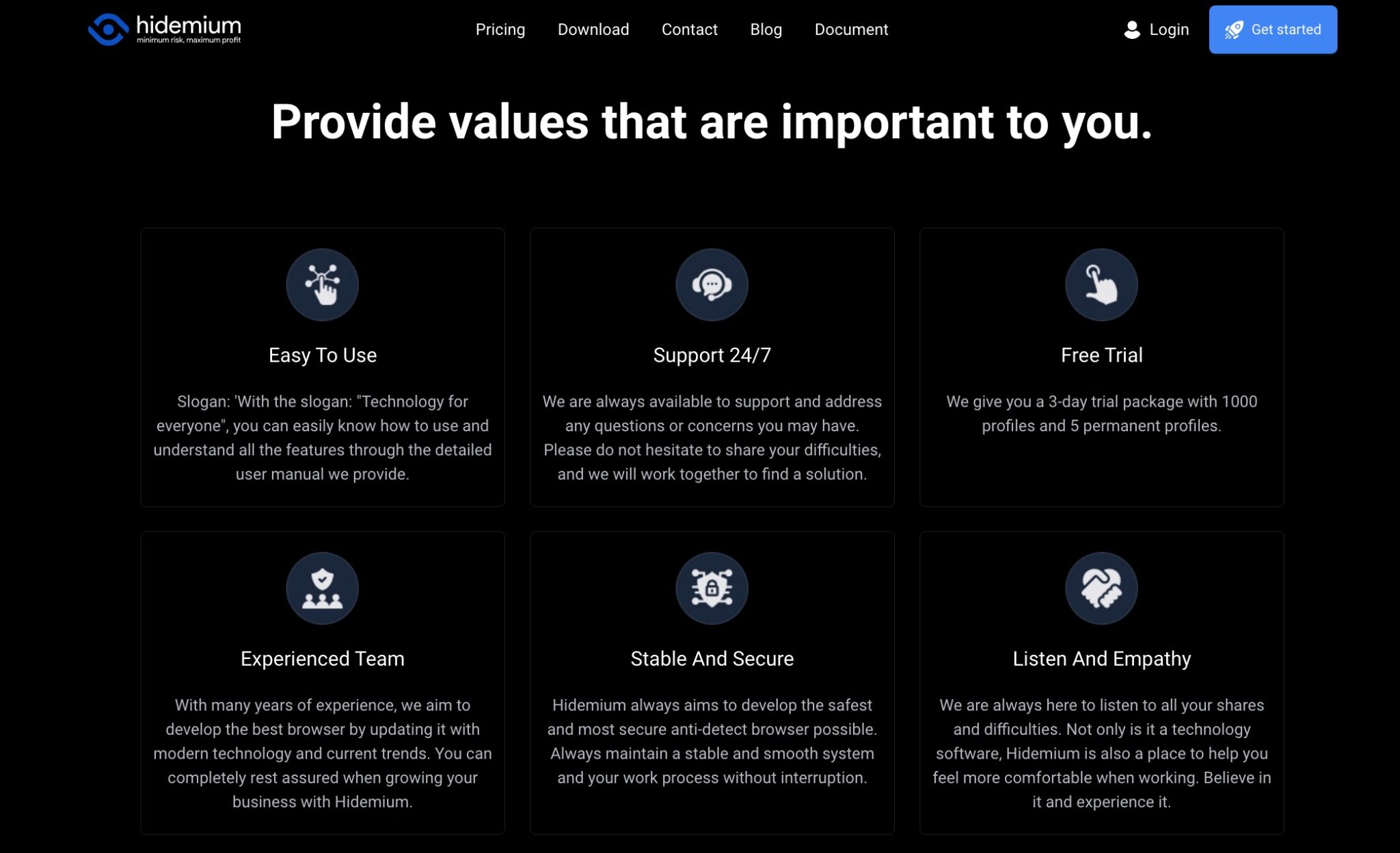 Hidemium - Анонімізуйте з кількома профілями. Hidemium для ідеального ...