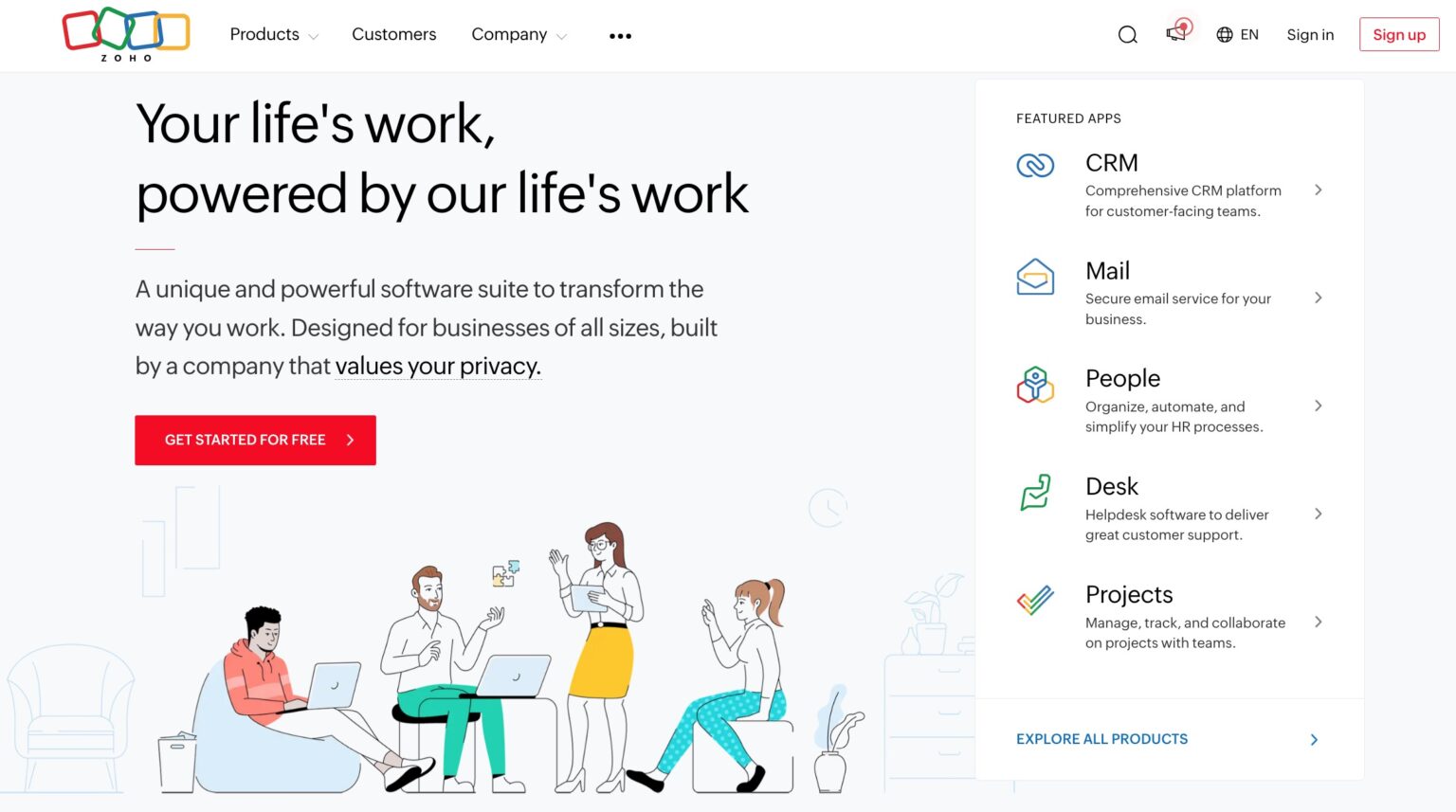 Zoho is the perfect CRM for small businesses with a simple interface ...